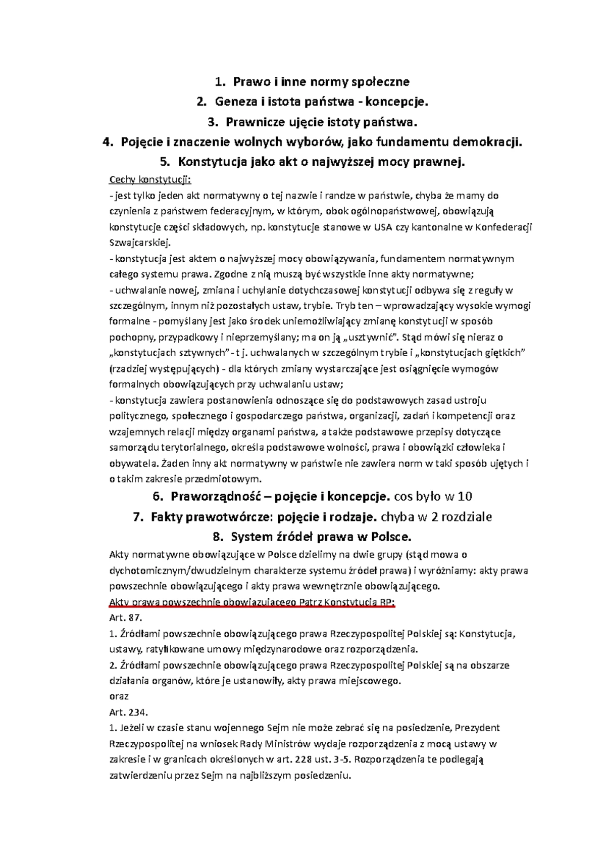 Pojęcia - Norma prawna ogólna- „lex generalis”, rozumiana jako reguła ...