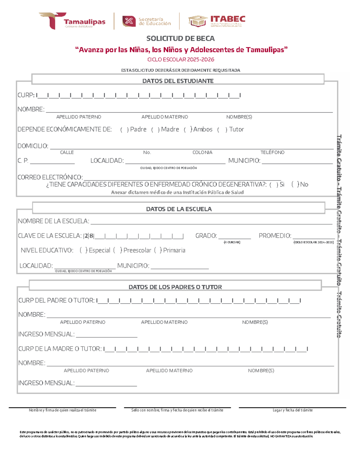 Solicitud de Beca Avanza NNA 2025-2026 - Studocu