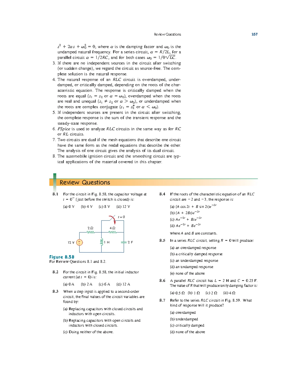 C17 - Fourier Series Review Questions and Problems for Analog Course ...