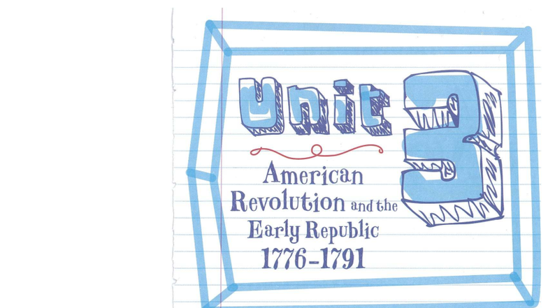 Chapter 11: The American Revolution Overview - Studocu