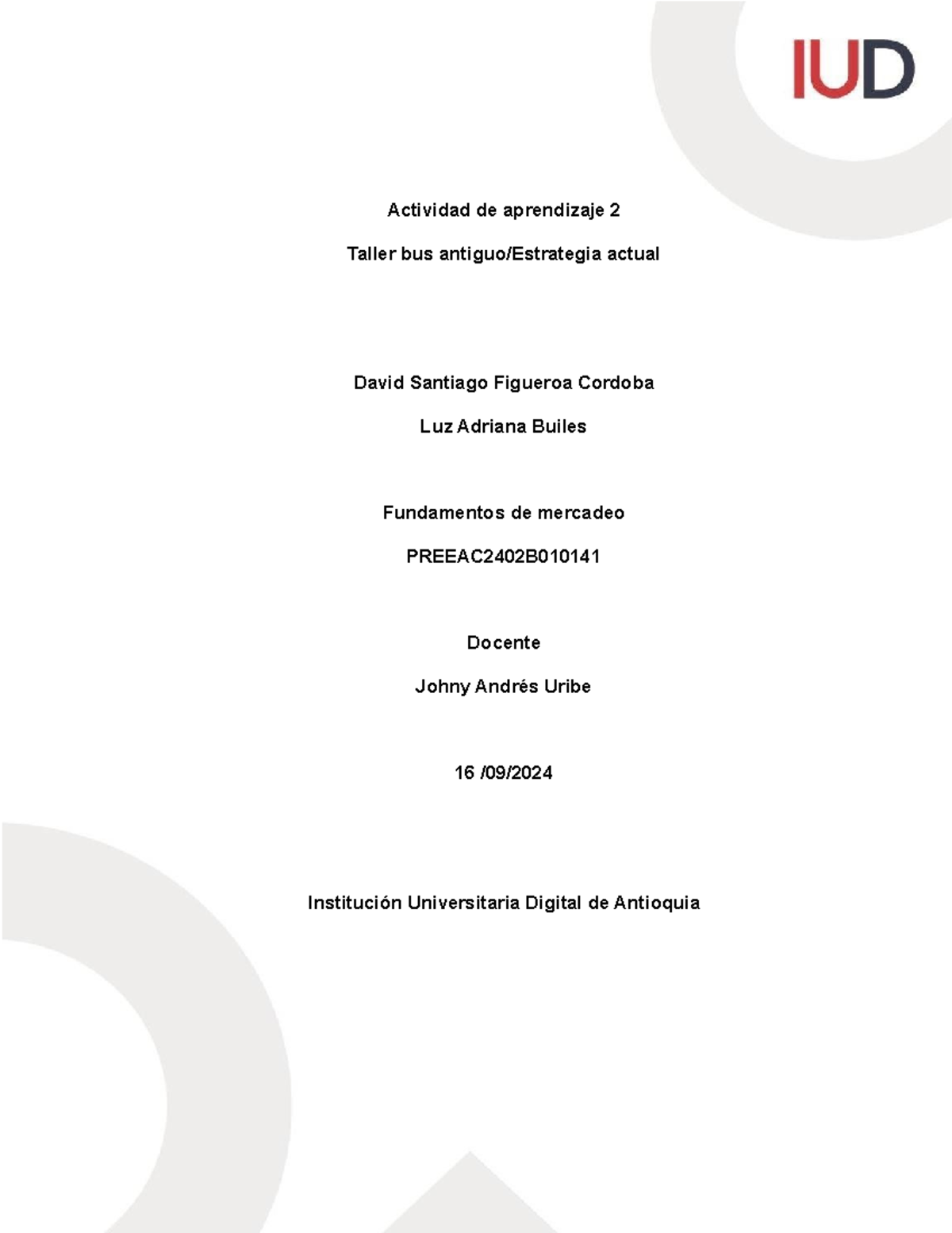 Estrategia de Mercadeo para el Bus "New Flyer D40HF" - PREEAC2402B ...