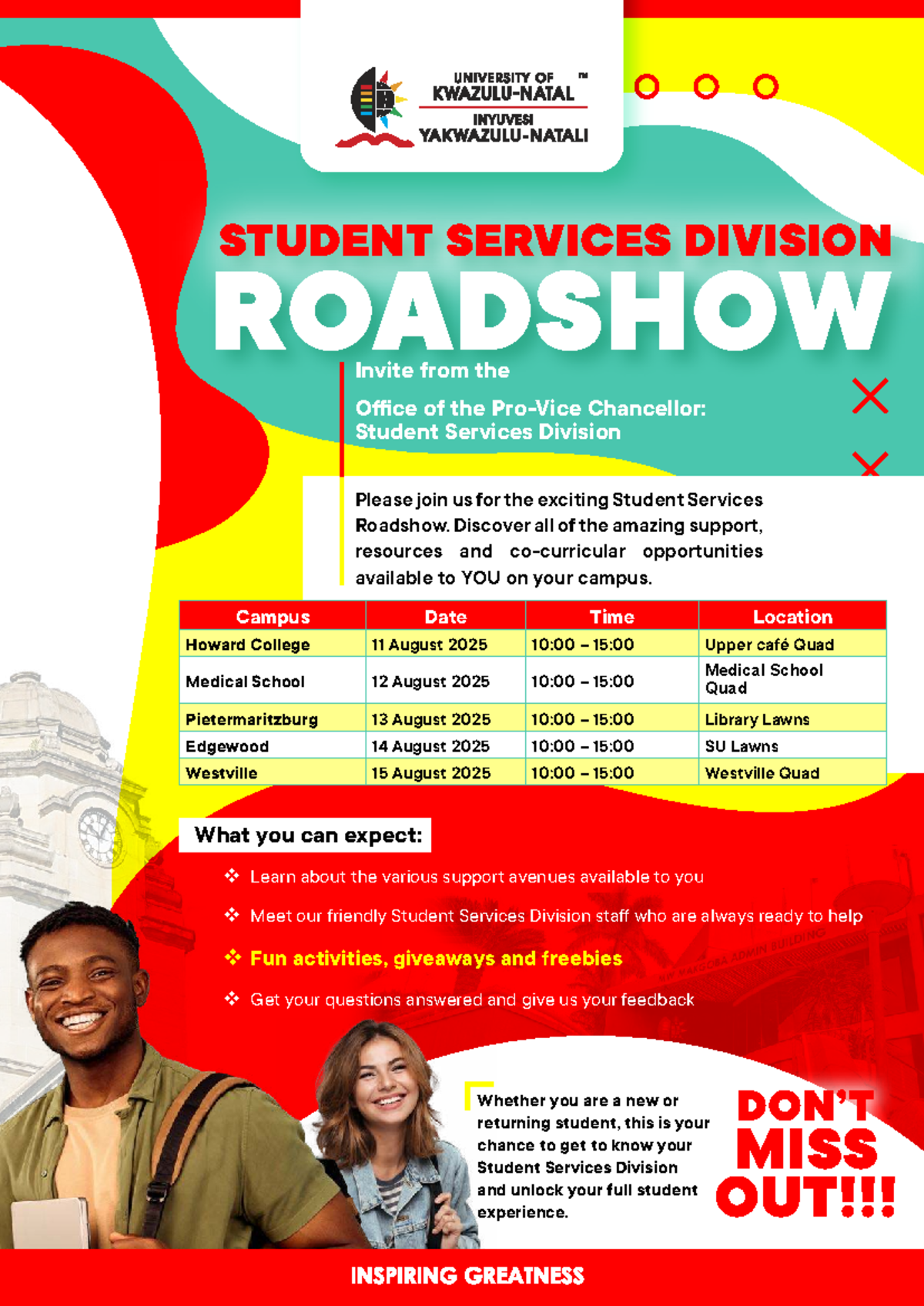 SSD Roadshow Invite: Discover Student Services Opportunities - Studocu
