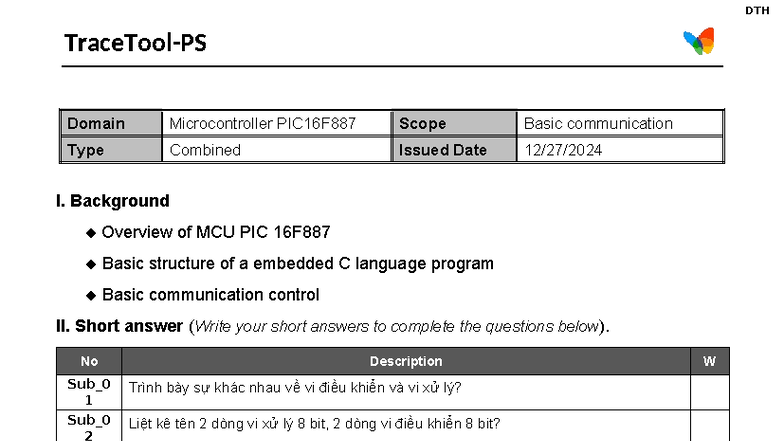 DTH 16F887 Microcontroller Basic Communication Overview and Practice ...