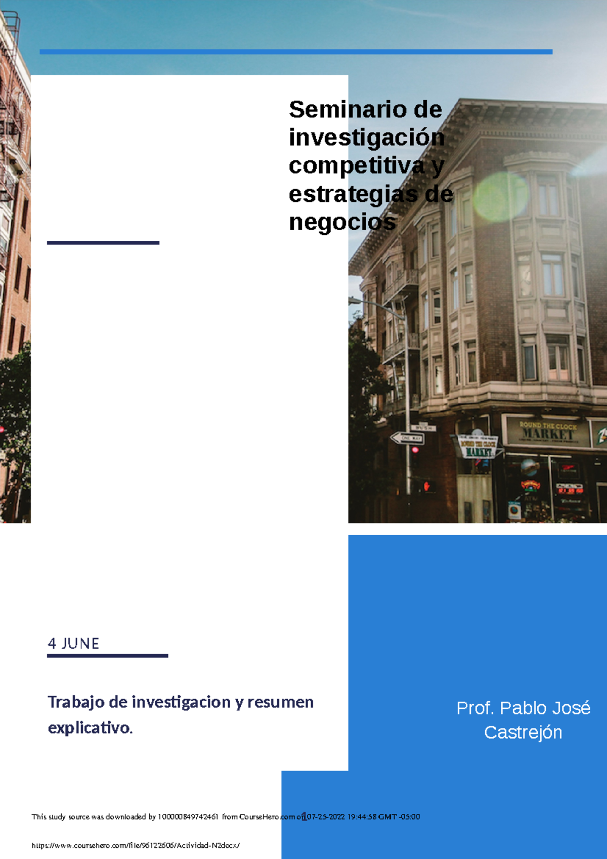 Actividad N 2 - Caracteristica de un gerente - 1 Prof. Pablo José ...