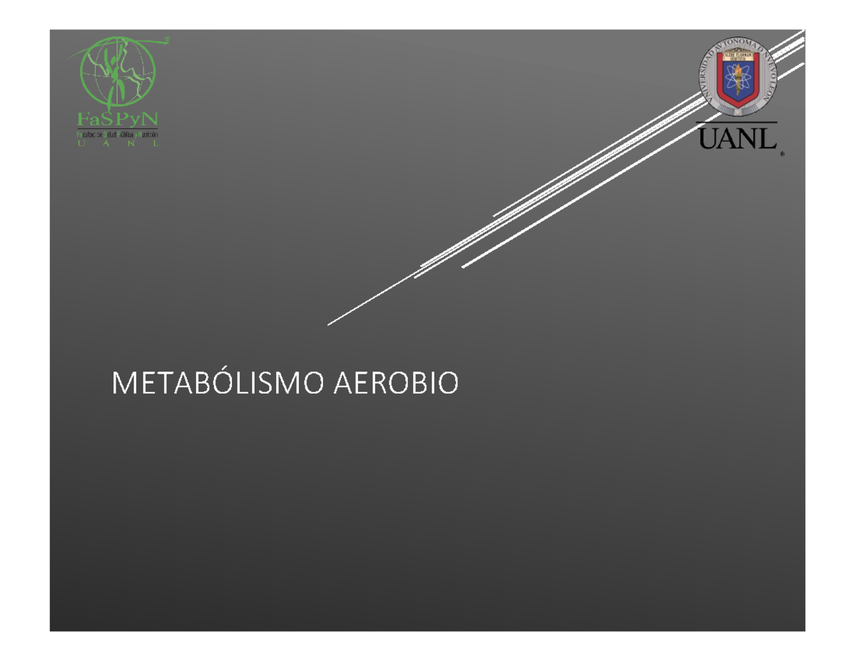 Metabolismo Aerobio - Cuadro comparativo - METABÓLISMO AEROBIO ...
