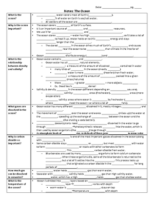 Ocean Currents Webquest - Name: Miles Raymond____________ Ocean ...