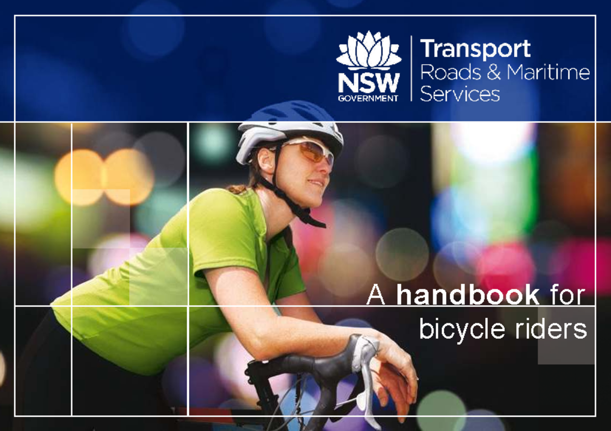 Bicycle Riders Handbook: Safety Tips and Maintenance Guide 1 2 4 - Studocu