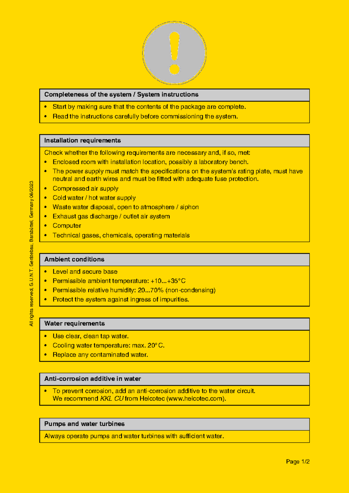 Installation and Maintenance Instructions for System Setup - Studocu
