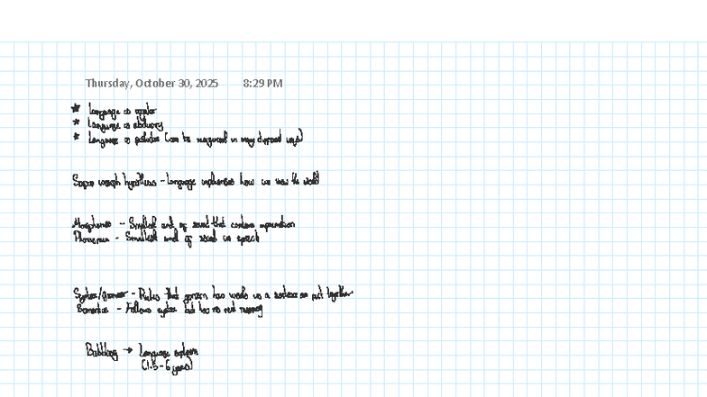 Psych 1x03 Language Notes: Understanding Language Development and ...