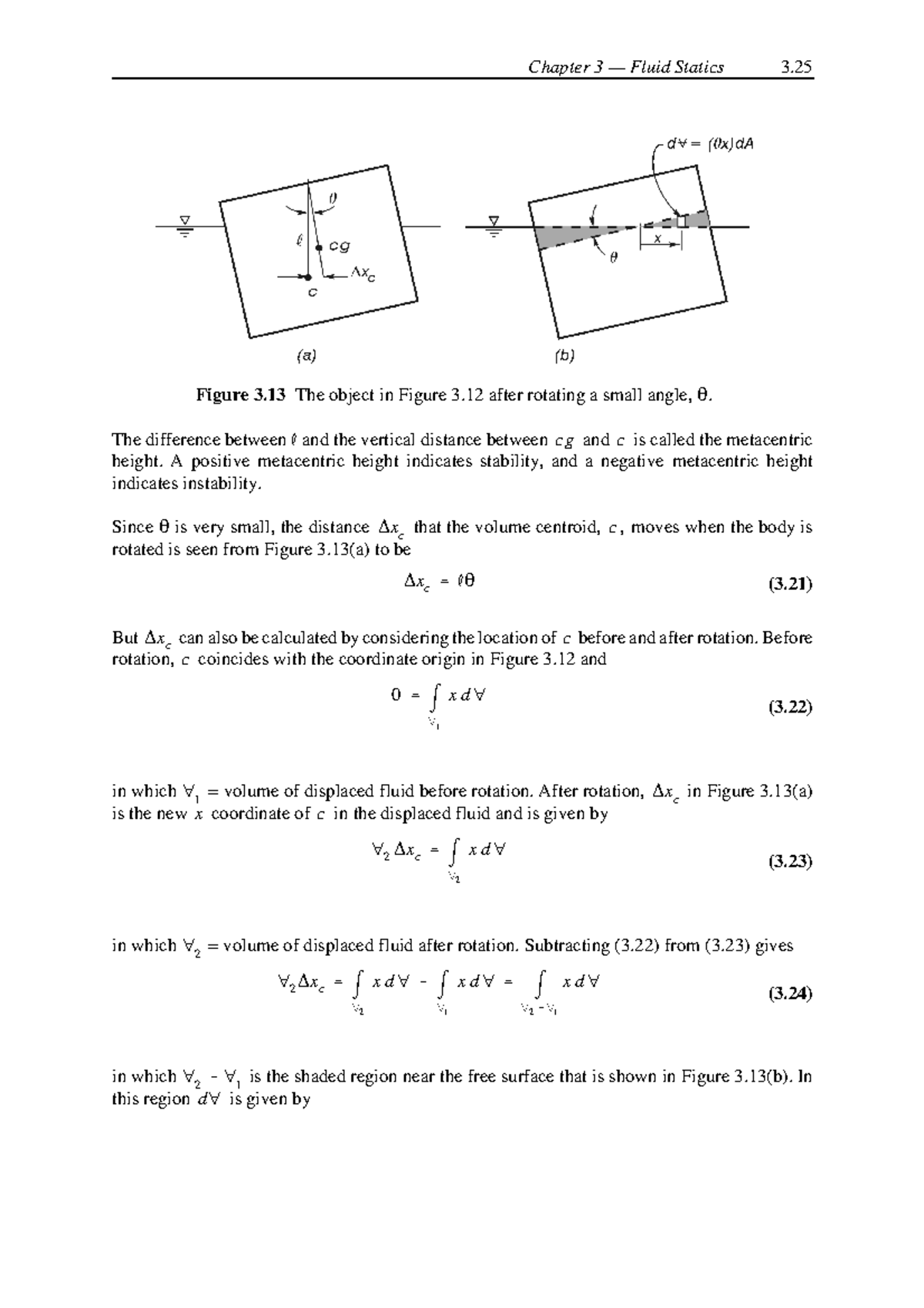 FM CH 3 - Fluid Statics Part 4 - Chapter 3 — Fluid Statics 3. Figure 3 ...