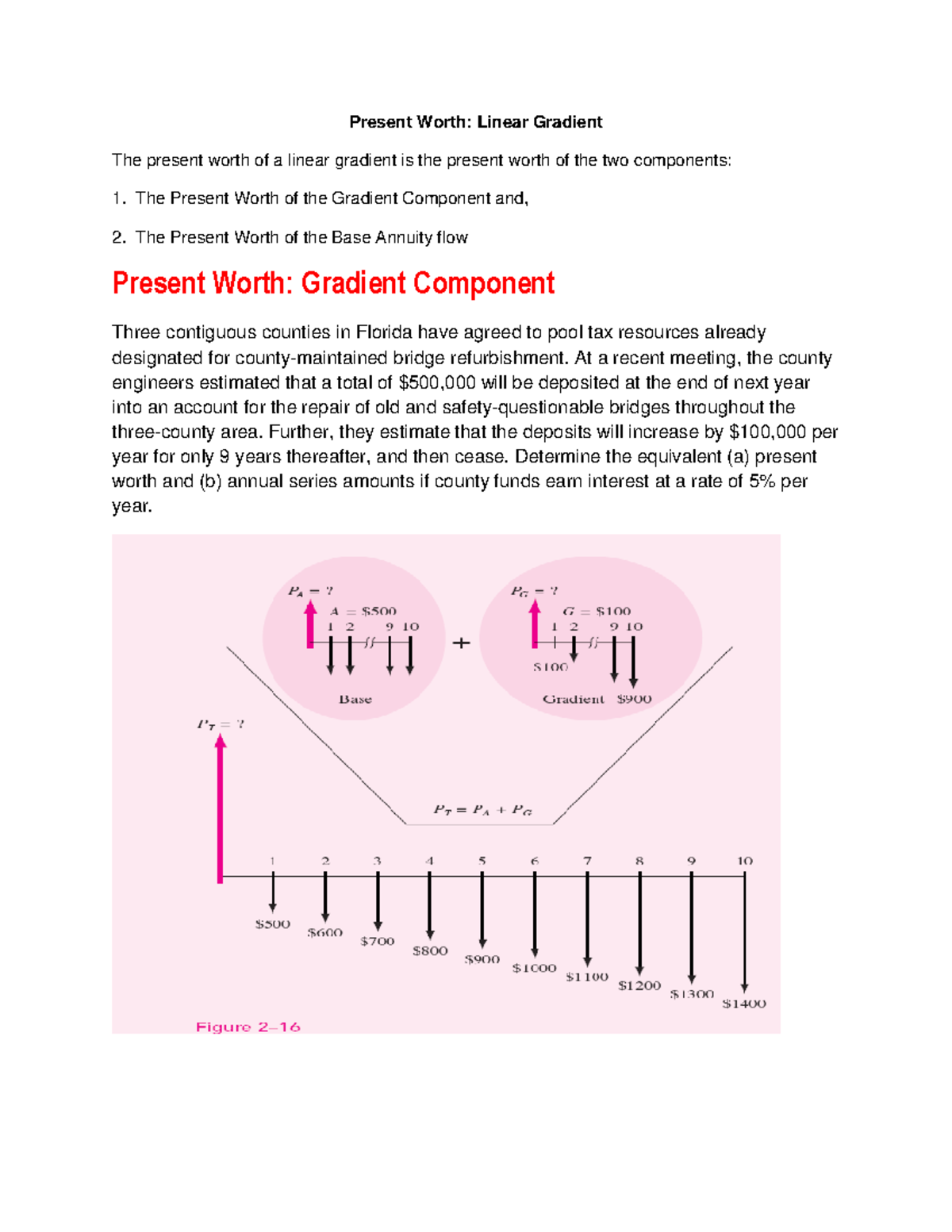 Extra Material Chapter 4 (1) INEN 2273 - Present Worth: Linear Gradient ...