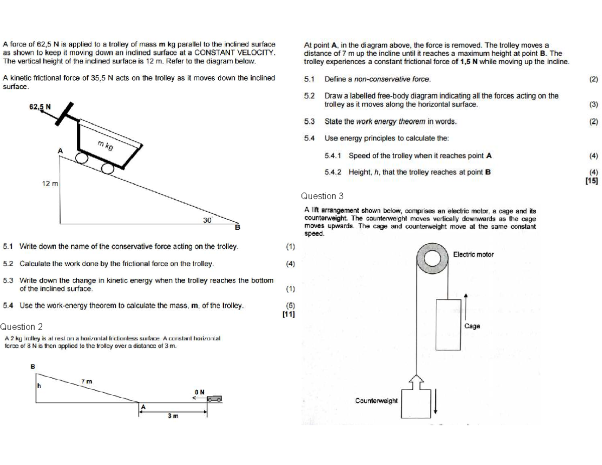 Work Prelims 2022 - Work and Energy Concepts in Physics - Studocu
