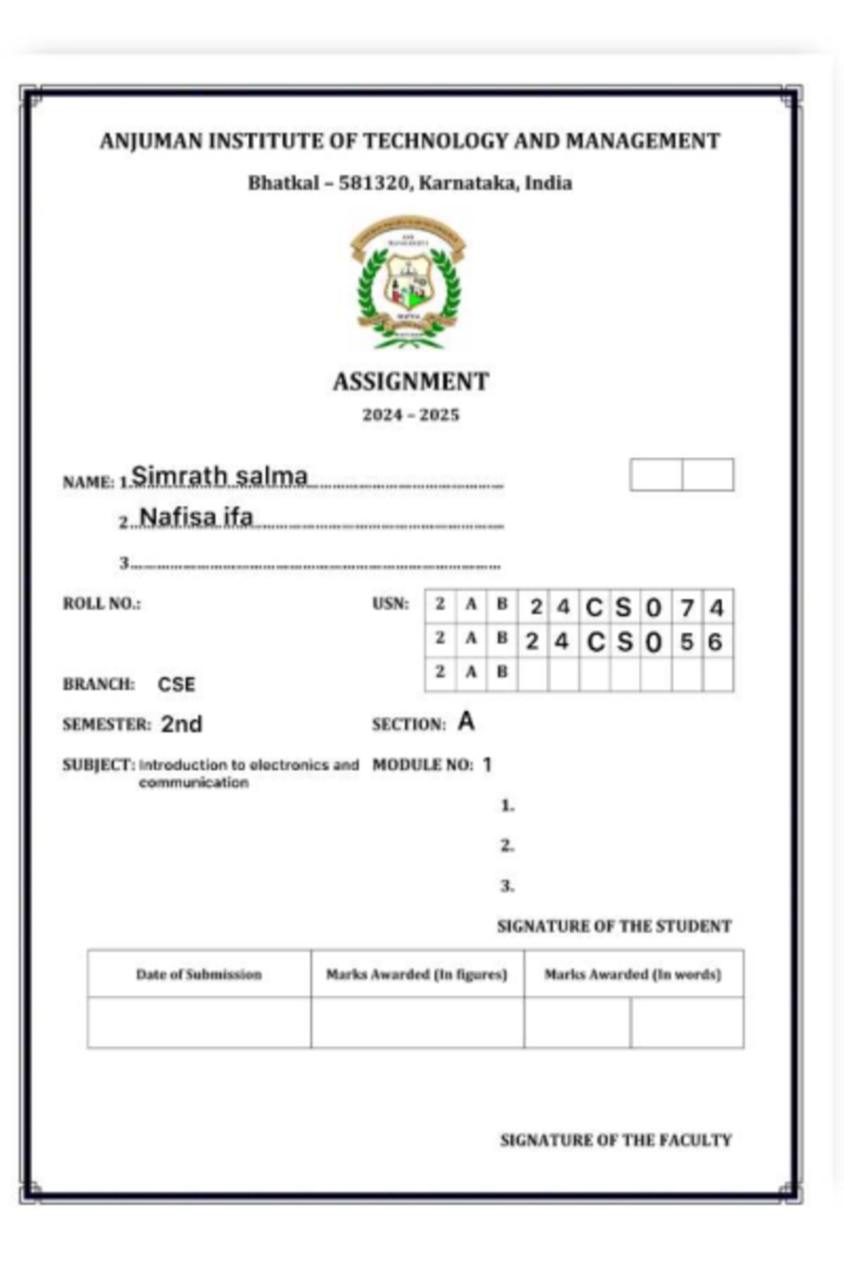 CSE 2nd Sem Assignment 01: LED Flasher Circuit Design - Studocu