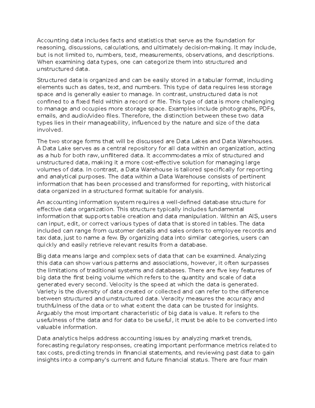 ACC 315 Module 8: Reflection on Power BI's Impact in Accounting - Studocu