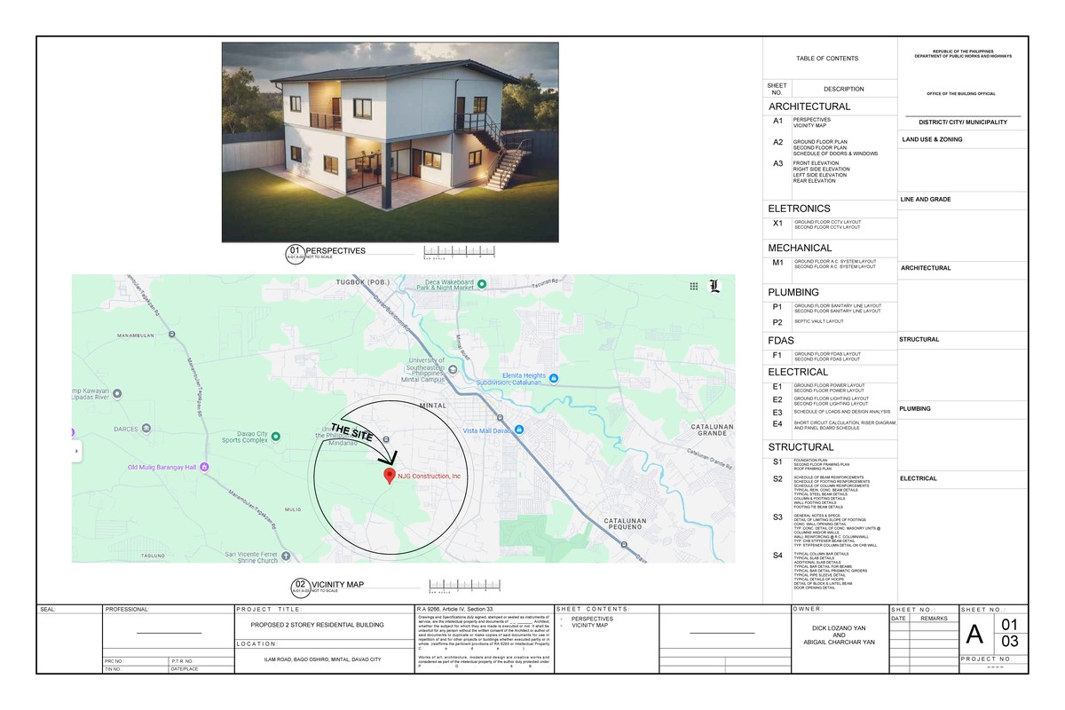 Proposed 2-Storey Residential Building Plans and Layouts - Studocu