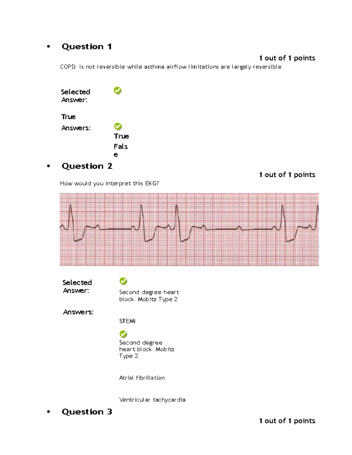 PRAC 6568 Week 4 Quiz: Heent, Cardiac & Pulmonary Procedures - Studocu