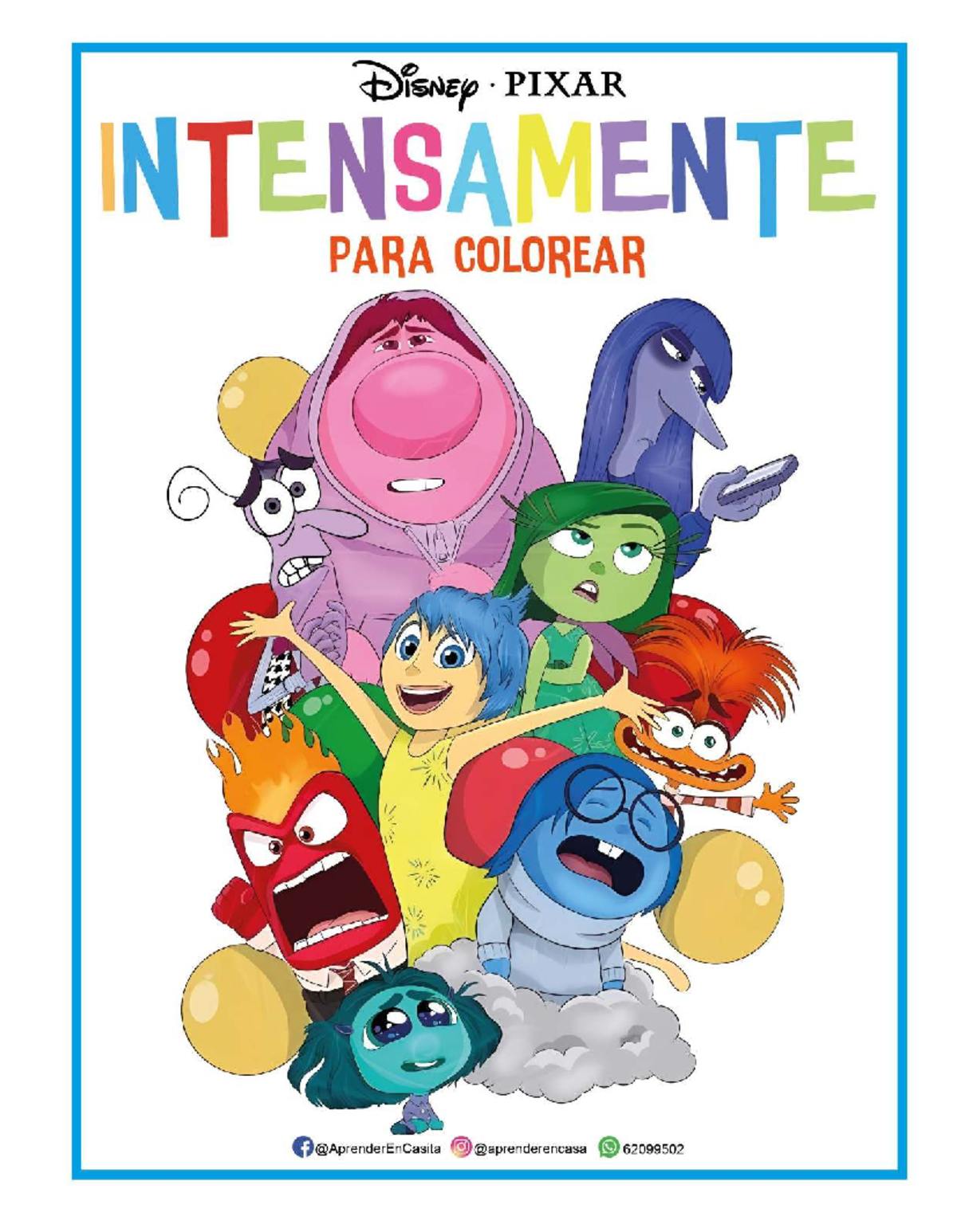 Disney PIXAR Intensamente para Colorear - HHH 62099502 - Studocu