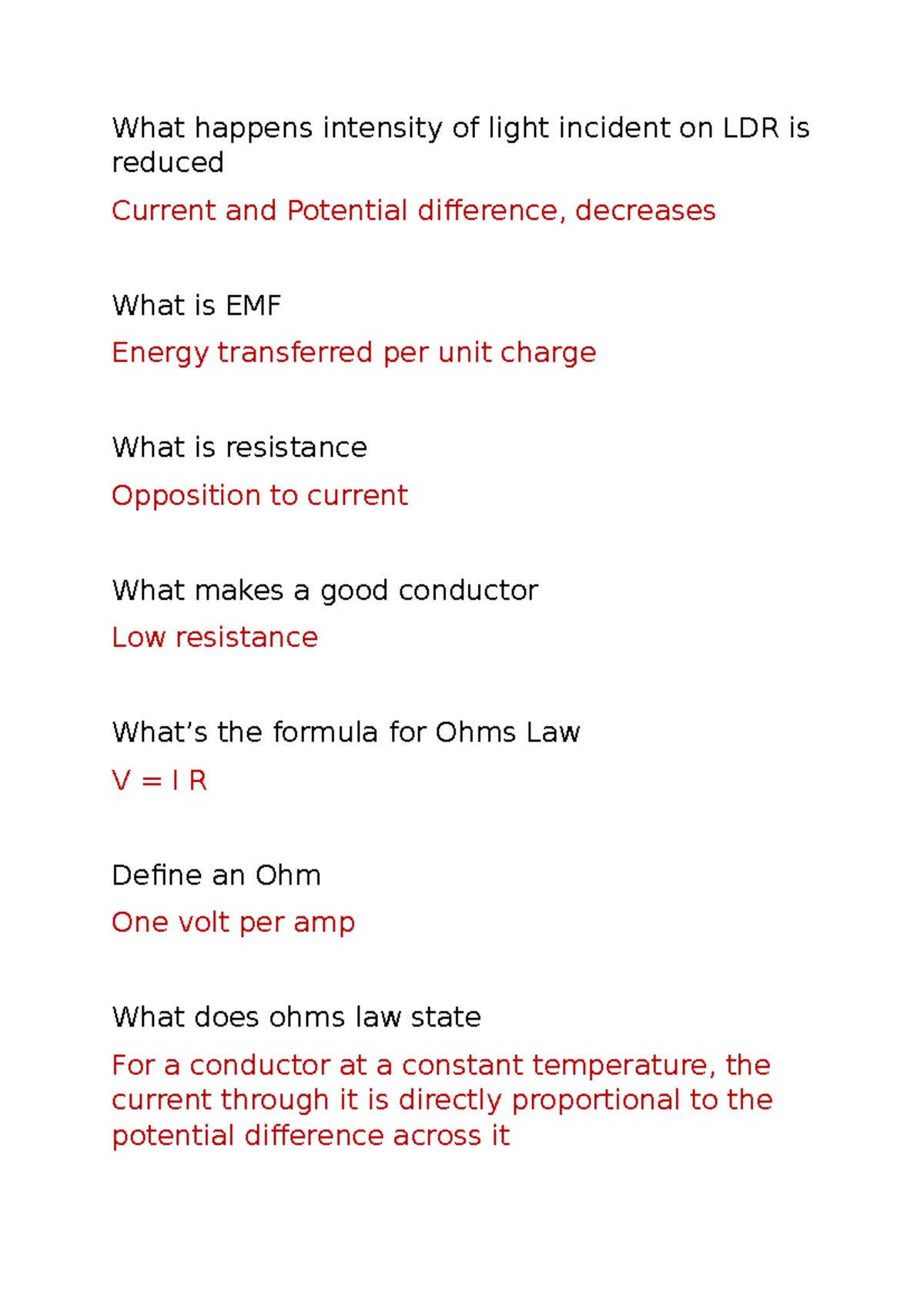 Physics 101: Understanding Resistance and Light Dependent Resistors ...
