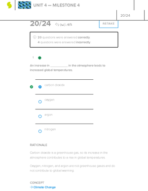 Env Science Practice milestone 3 - Sophia. Practice Milestone ...