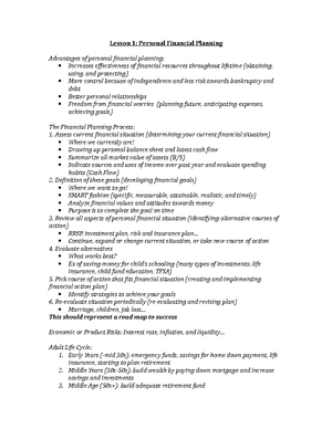 Test Bank and Solutions For Personal Finance 9th Edition By Arthur ...