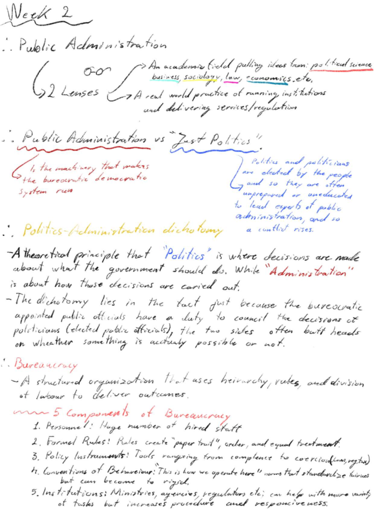 PPA101 Midterm 1 Study Notes: Public Administration Insights - Studocu