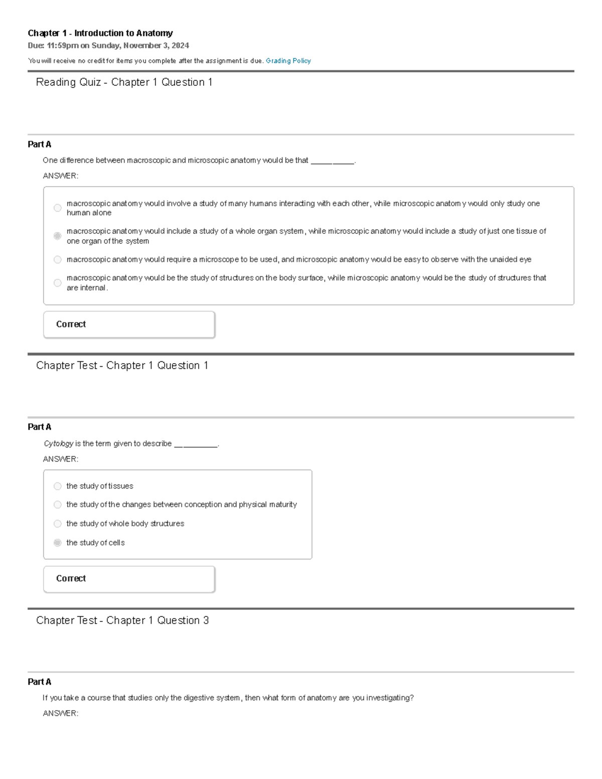 Chapter 1 - Introduction to Anatomy - Chapter 1 - Introduction to ...