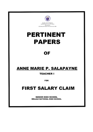 Ict-cert-esat - sample - MELALE NATIONAL HIGH SCHOOL School I. No ...