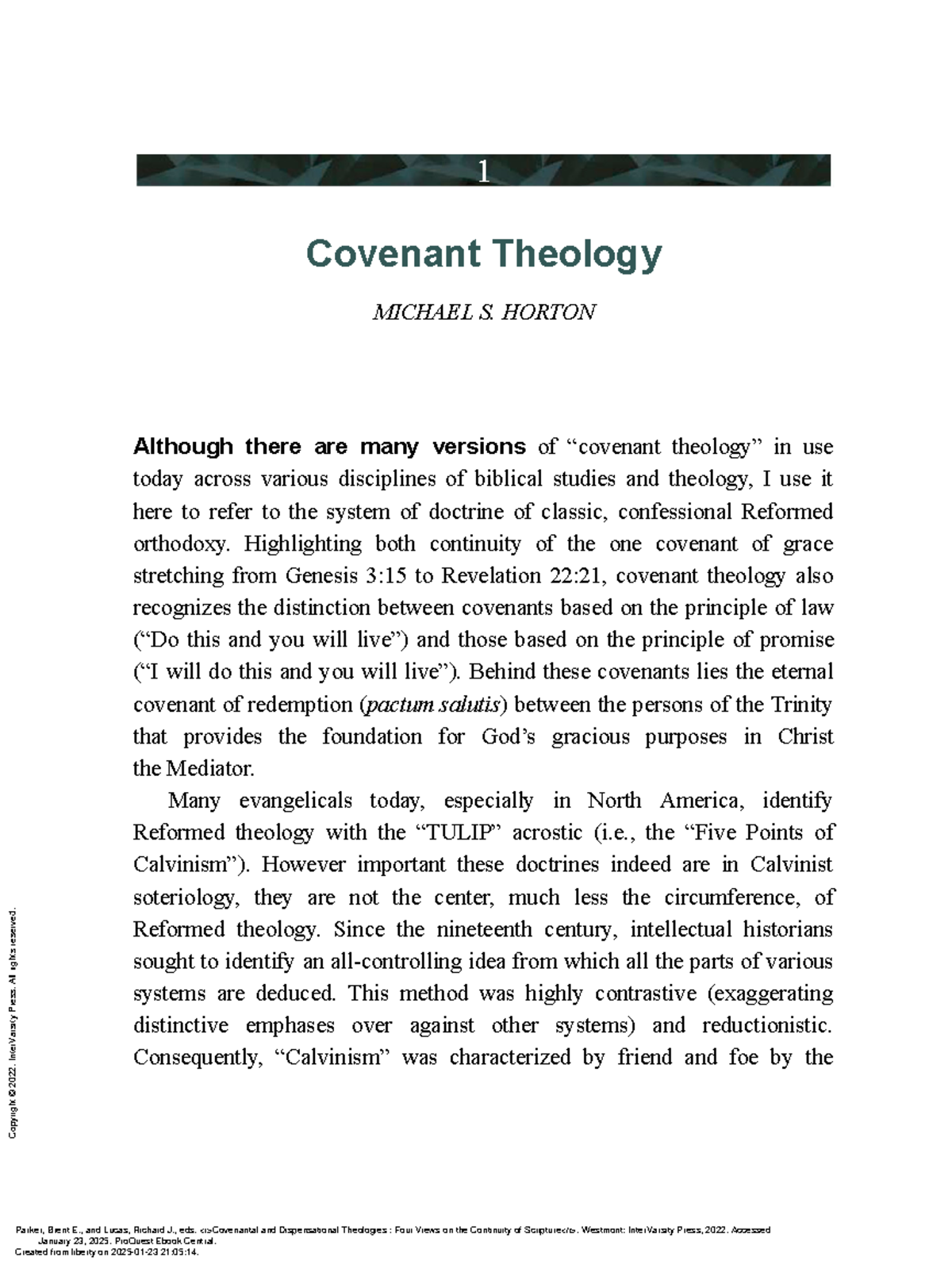 Covenantal vs Dispensational Theology: Understanding God's Promise in ...