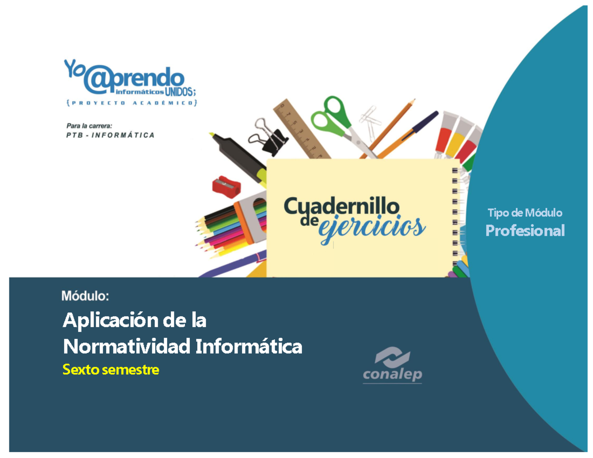 Aplicación de la Normatividad Informática en el Sexto Semestre (NI-101 ...