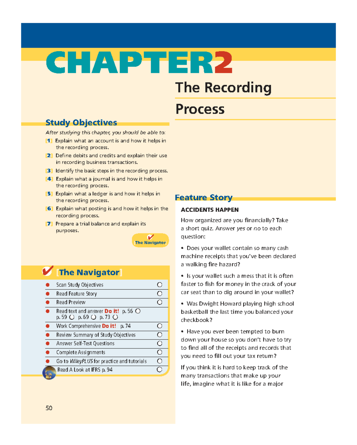 Chapter 2: The Recording Process (ACCT 101) Study Guide - Studocu