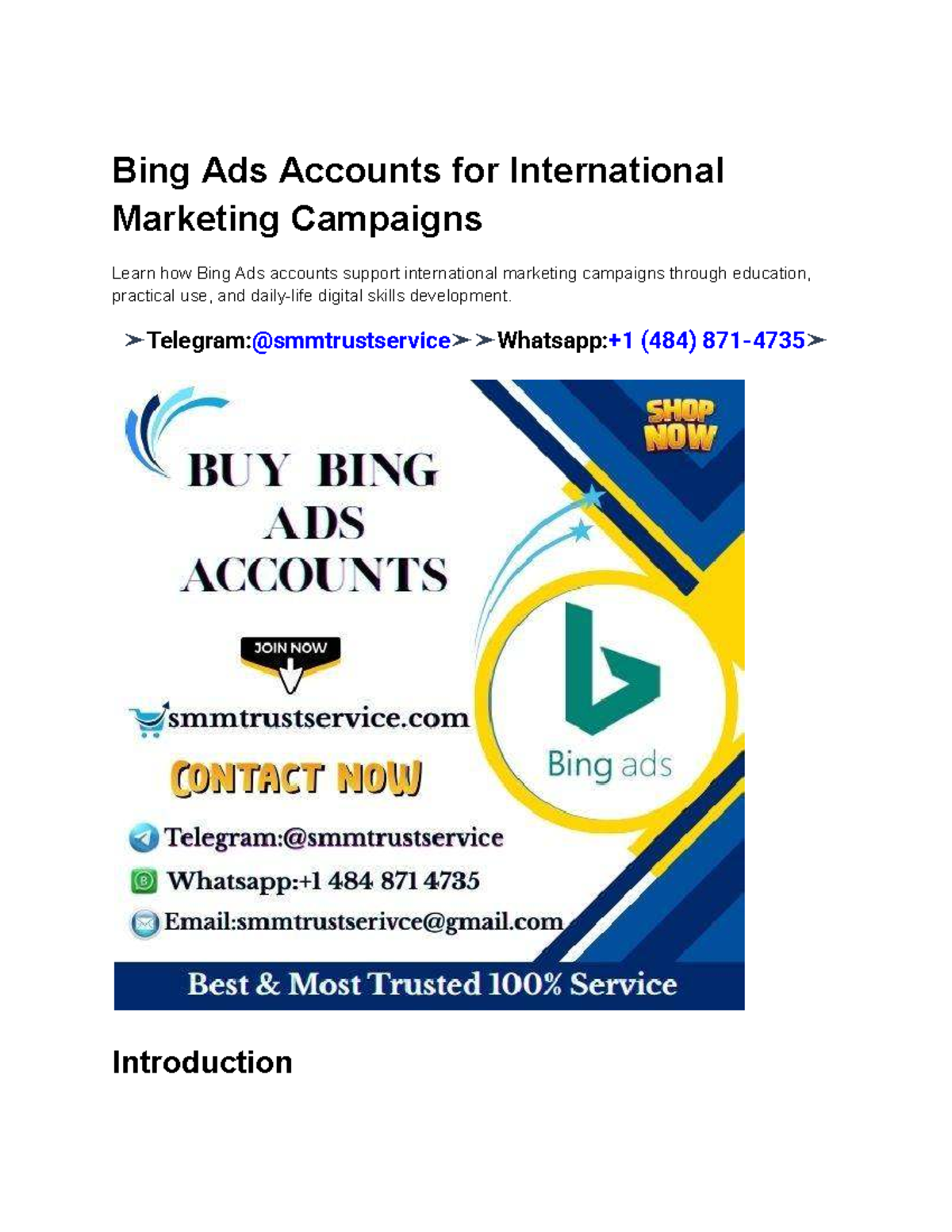 Bing Ads Accounts for Int'l Marketing Campaigns: Tips & Best Practices ...