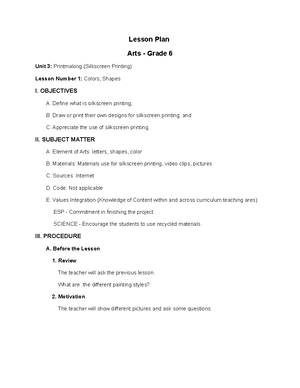 SEMI- Detailed Lesson PLAN Araling Panlipunan 3 - A Semi Detailed ...
