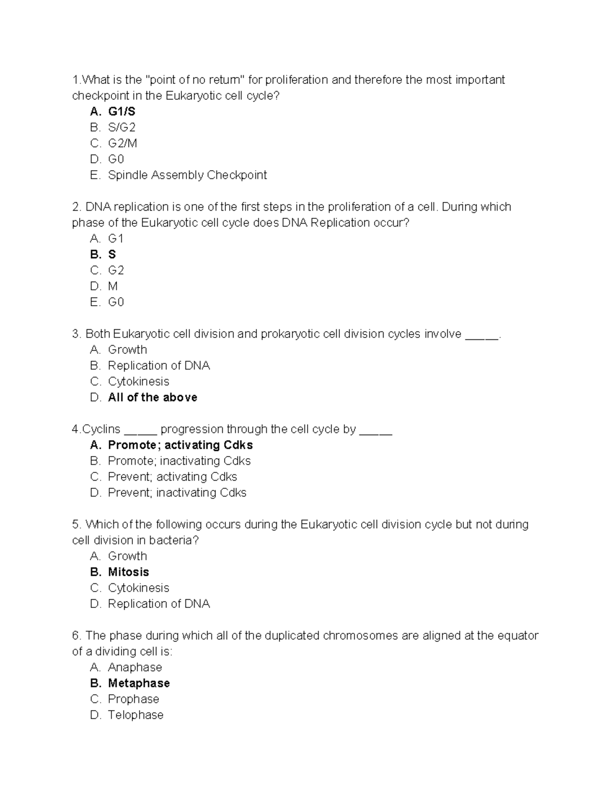 BIO 201 Exam 3 Practice Questions from Lectures 23-25 Key - Studocu