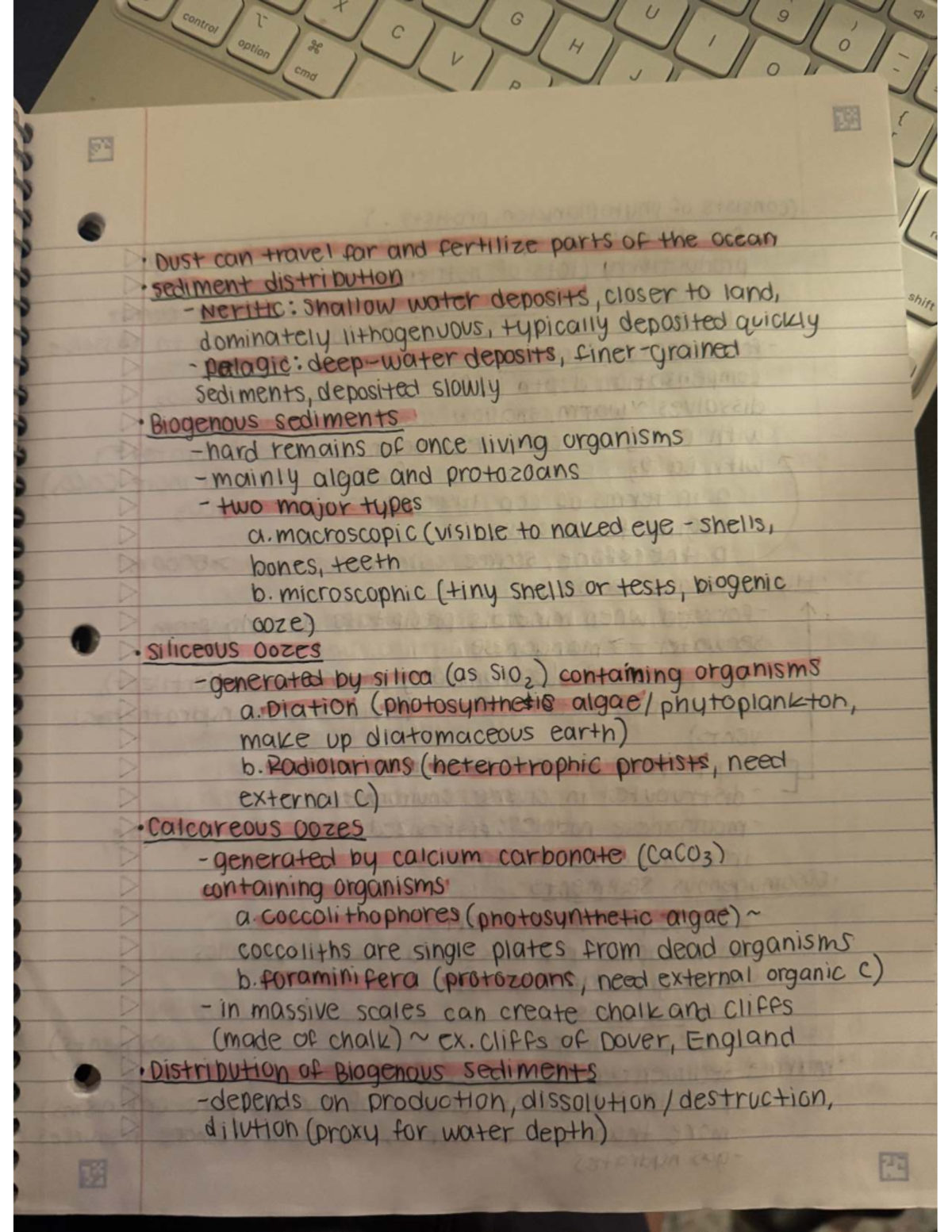Biogenous Sediments: Distribution & Types in Neritic and Pelagic Zones ...
