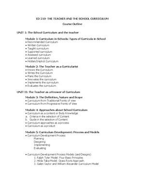 ED204 Module Unit 1 - Ed 204- Facilitating Learner-Centered Learning ...