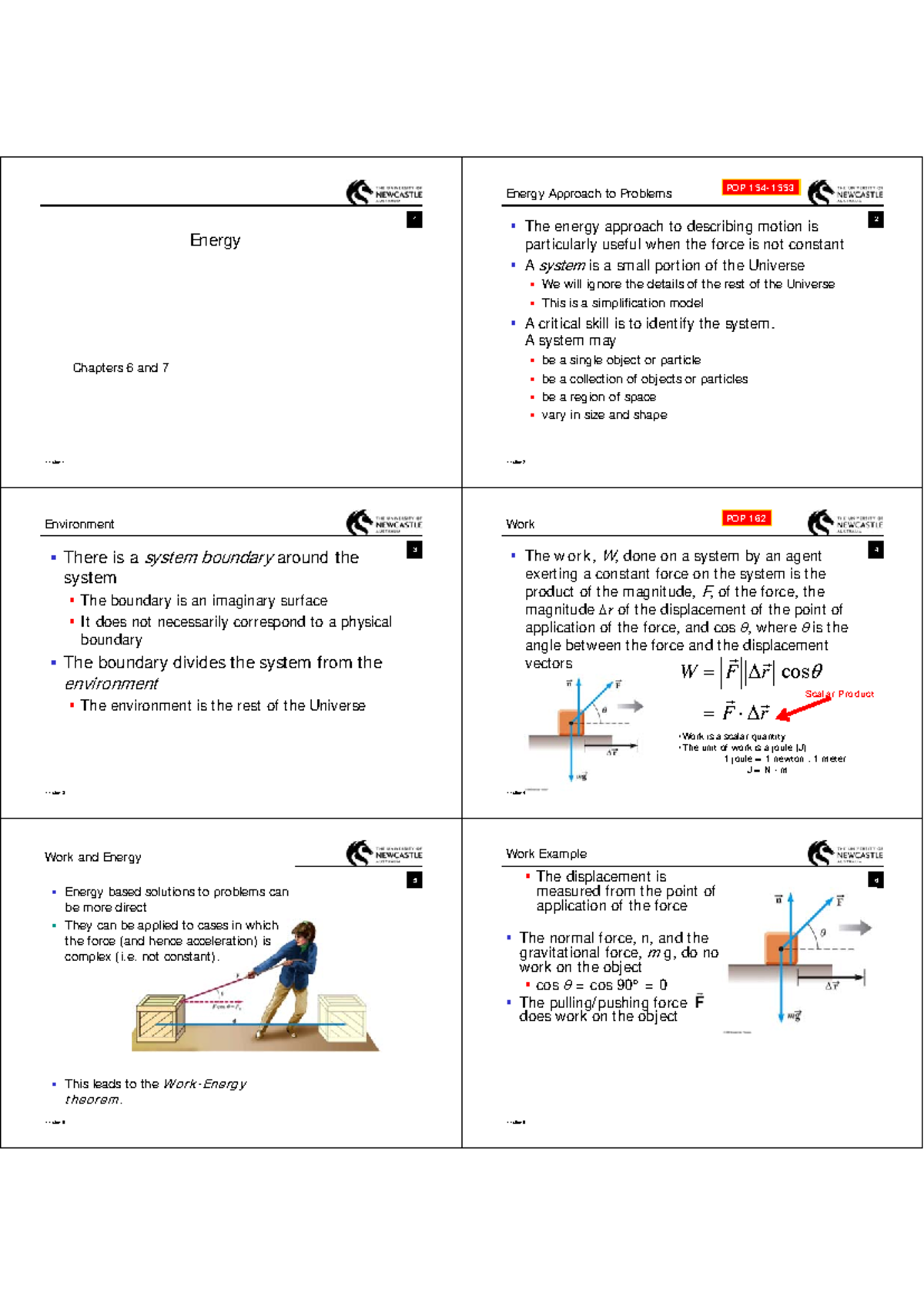 Force and Energy - 1 • slide 1 Chapters 6 and 7 Energy 2 • slide 2 ...