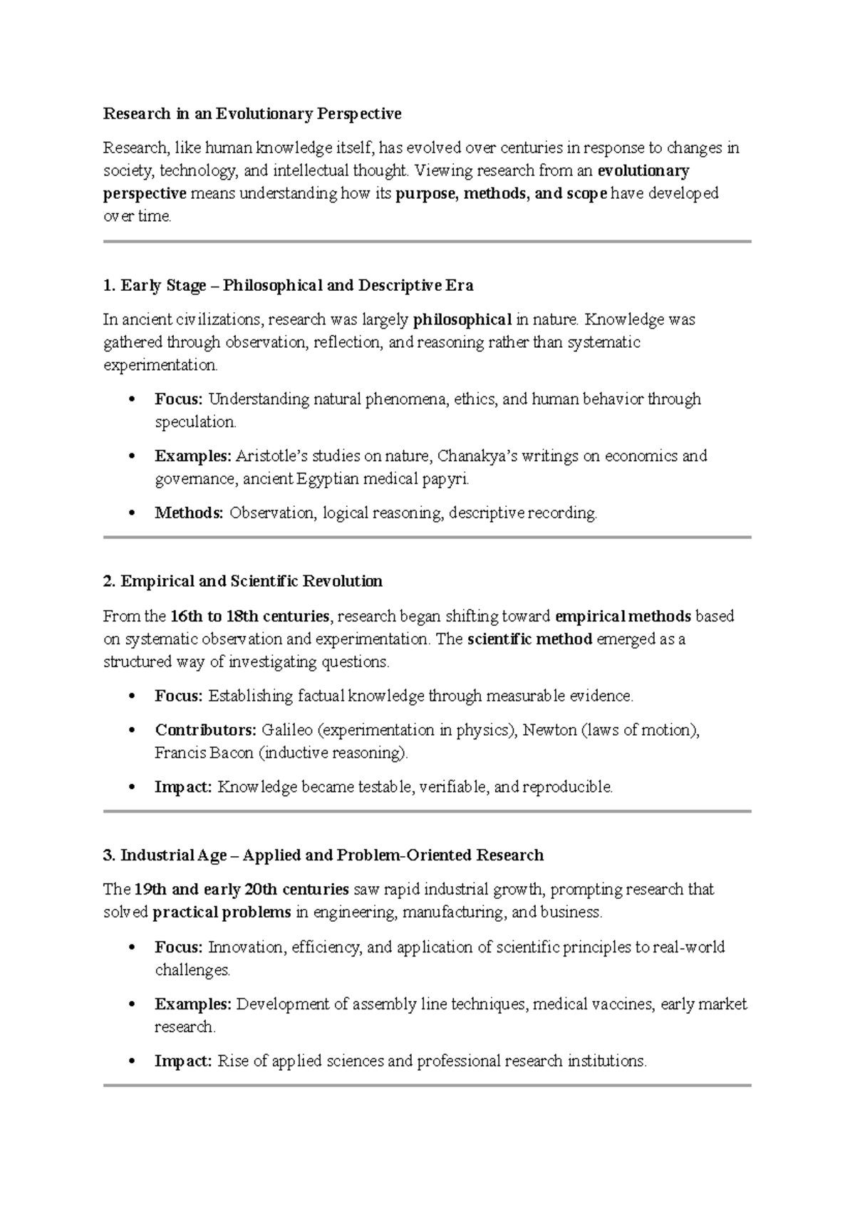 Evolution of Research: A Historical Perspective on Methods and Impact ...