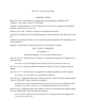 RISC-V Assembly Programming: ISA Overview and Practical Examples - Understanding RISC-V Assembly ...