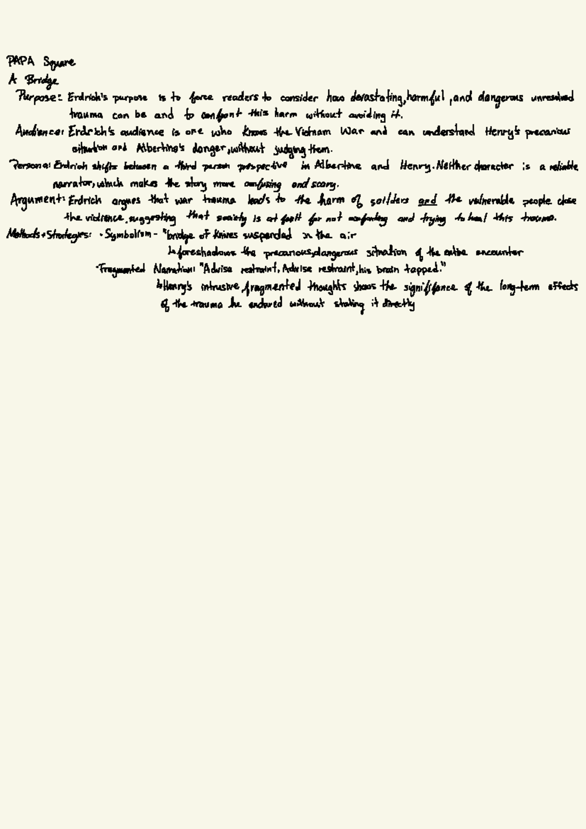 PAPA Square & The Red Convertible: Trauma and Power Dynamics in Erdrich ...