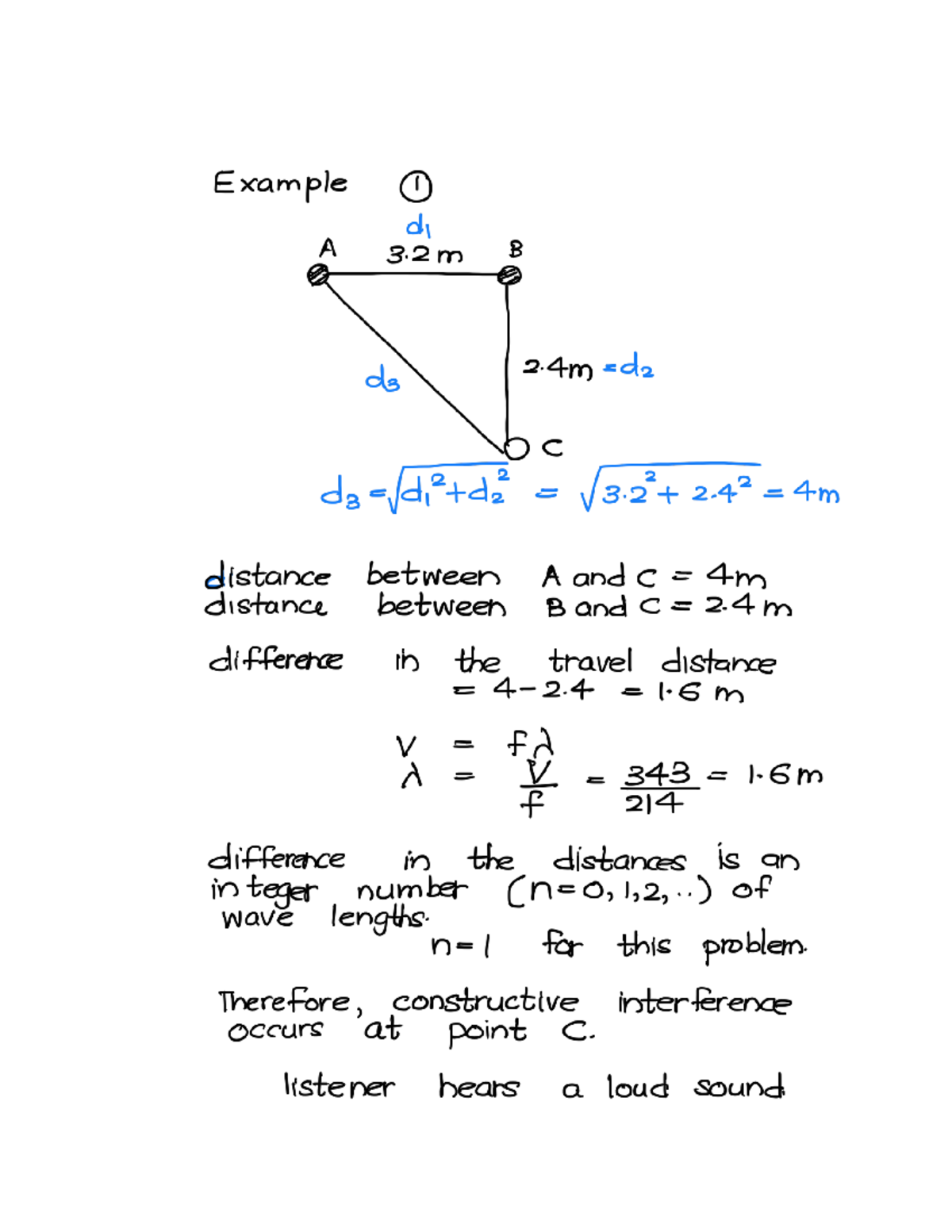 2 - chapter 17 example - Example I d1 A 3 B d3 C 3 2 2 4m distance ...