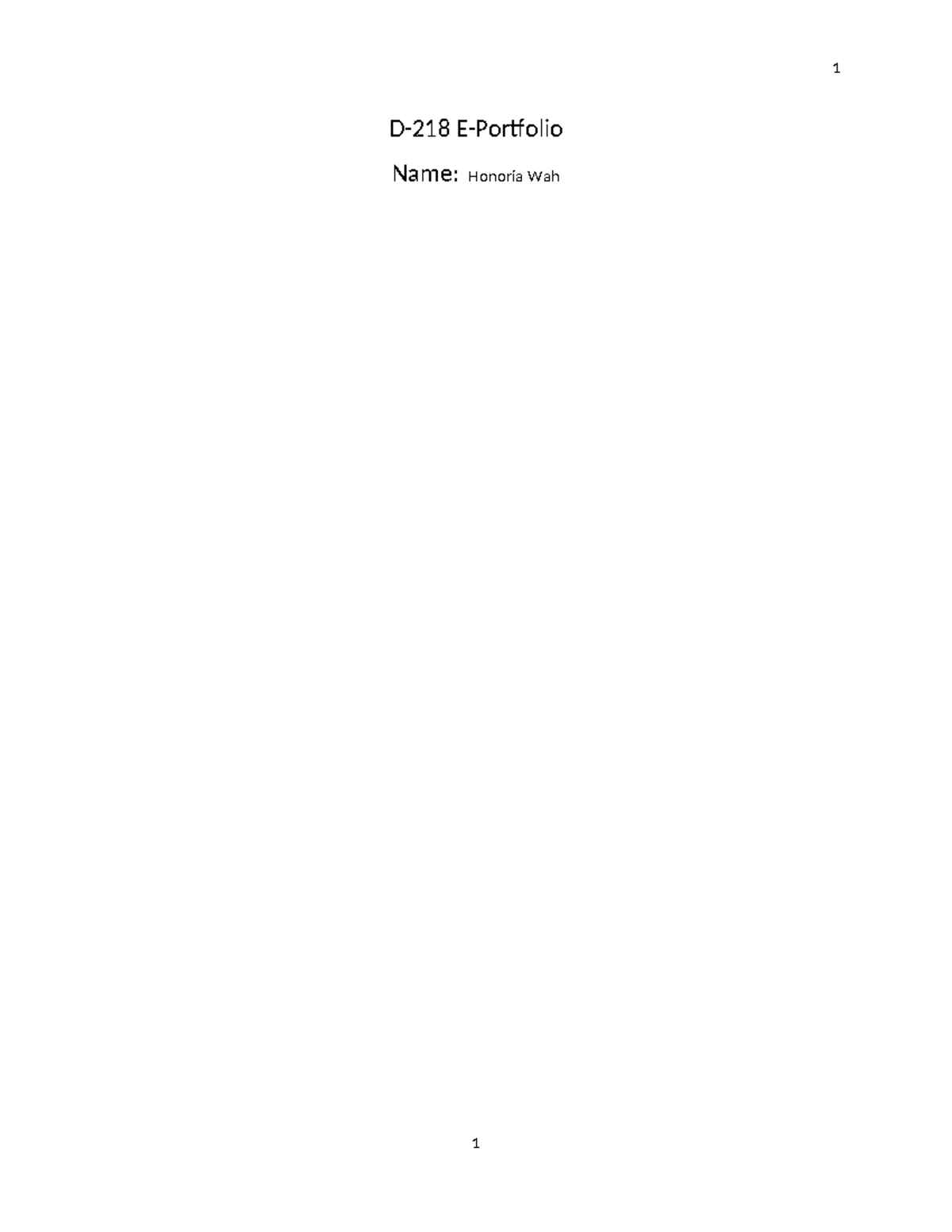 D218 e-Portfolio: Leadership & Professional Development Insights - Studocu