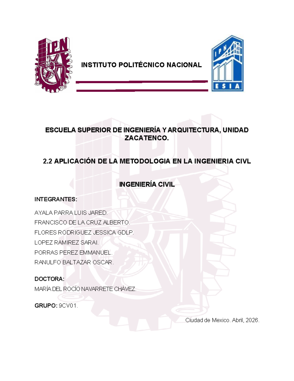 E1-2 - Aplicación de Metodologías en Ingeniería Civil: Un Estudio ...
