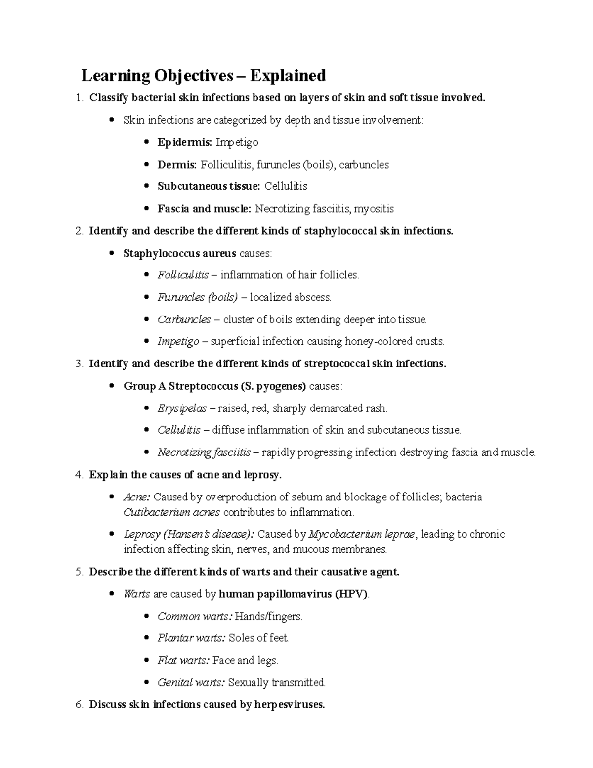 Integumentary and Soft Tissue Infections: NCLEX Study Guide (Chapter 14 ...