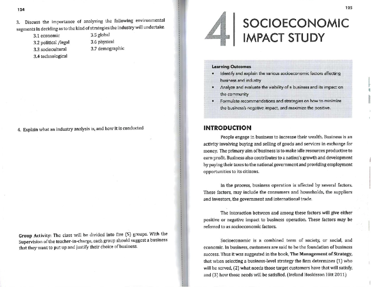 Applied Economics Chapter 4: Socioeconomic Factors and Industry Strategies - Studocu