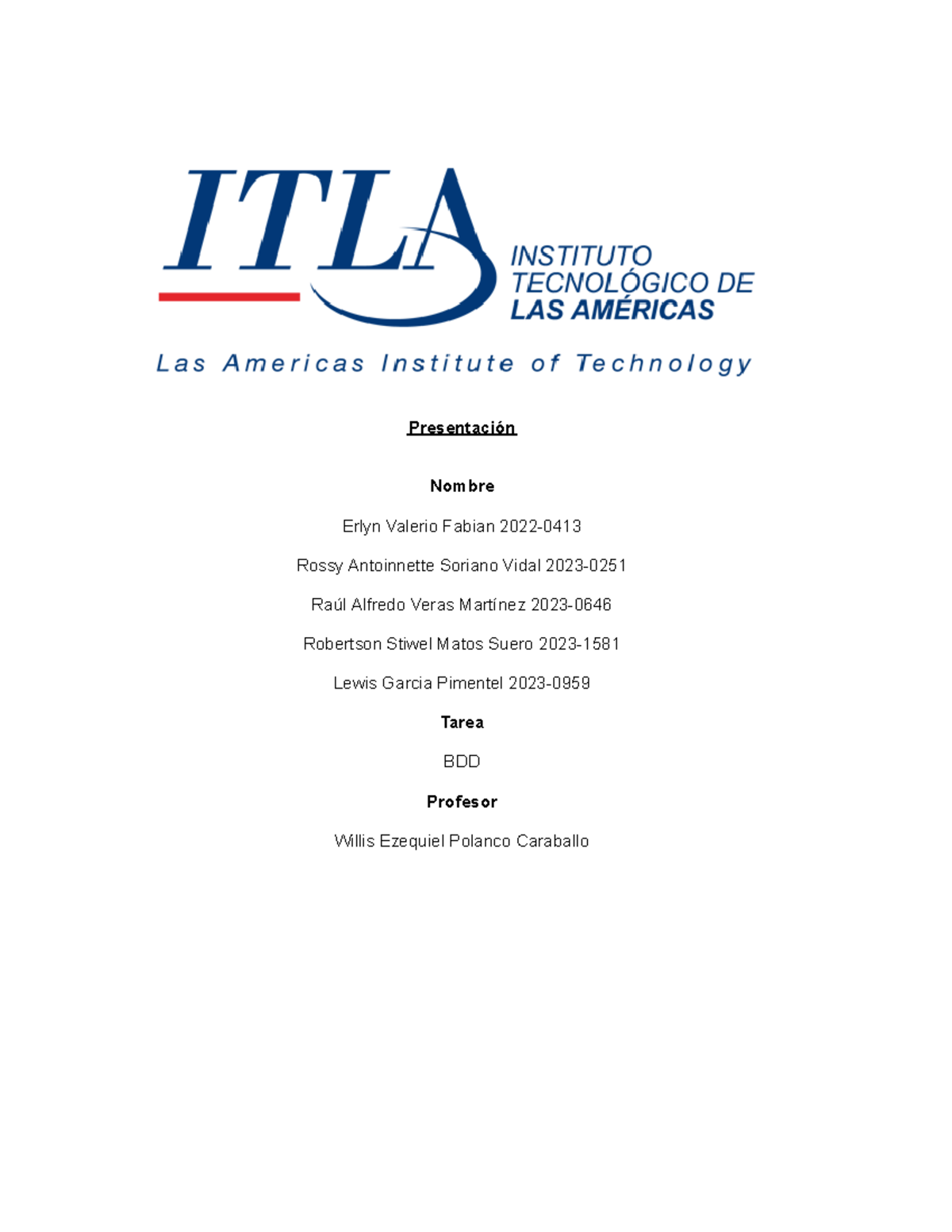 Tarea BDD: Desarrollo Guiado por Comportamientos - Erlyn Valerio et al ...