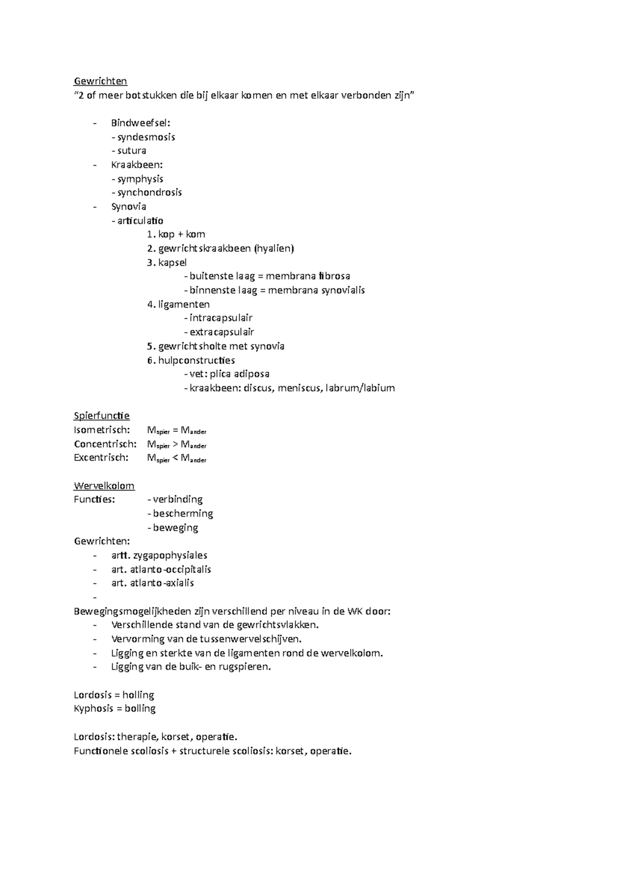 Samenvatting Anatomie Pols, Hand en Elleboog - Botten en Gewrichten ...