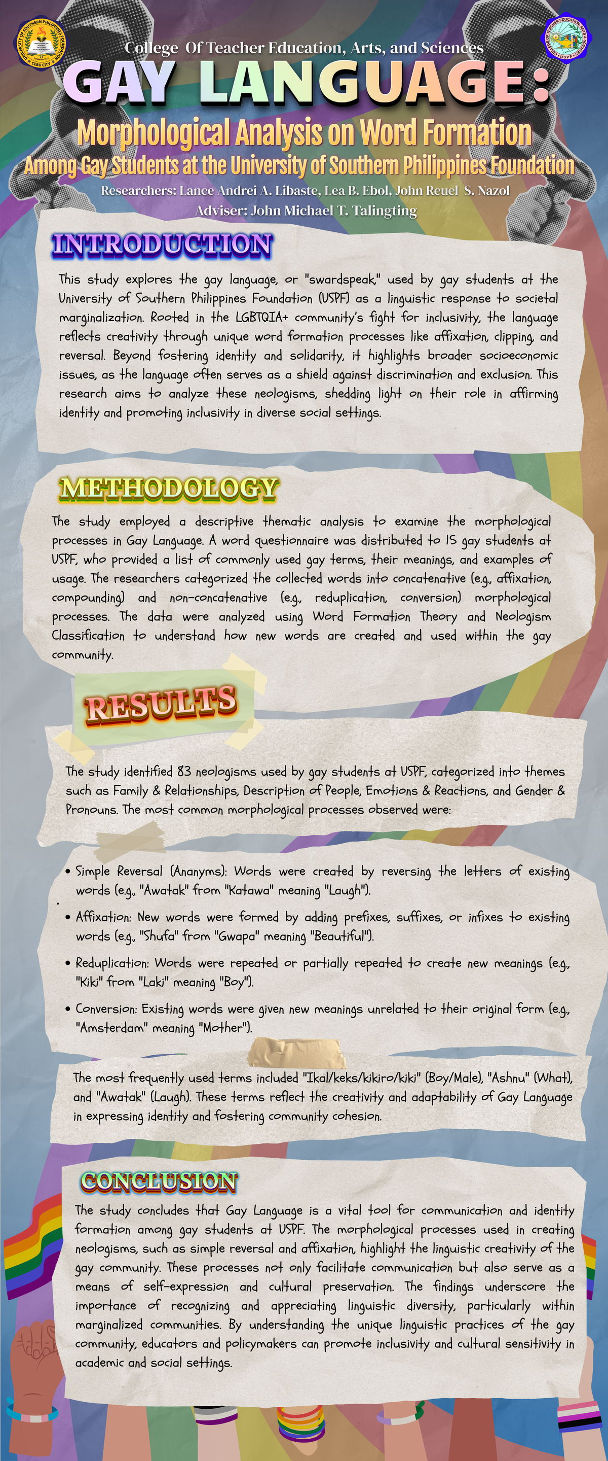 Gay Language, research congress poster final - This study explores the ...