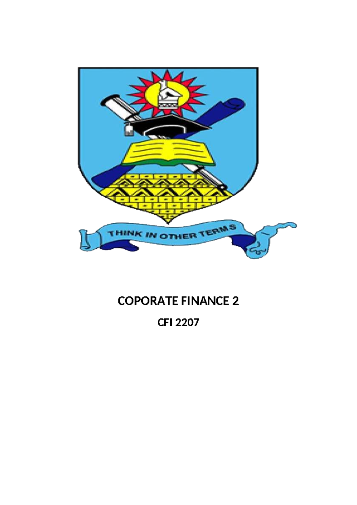 Corporate Finance Group Assignment - Analysis of Comoros Economy - Studocu
