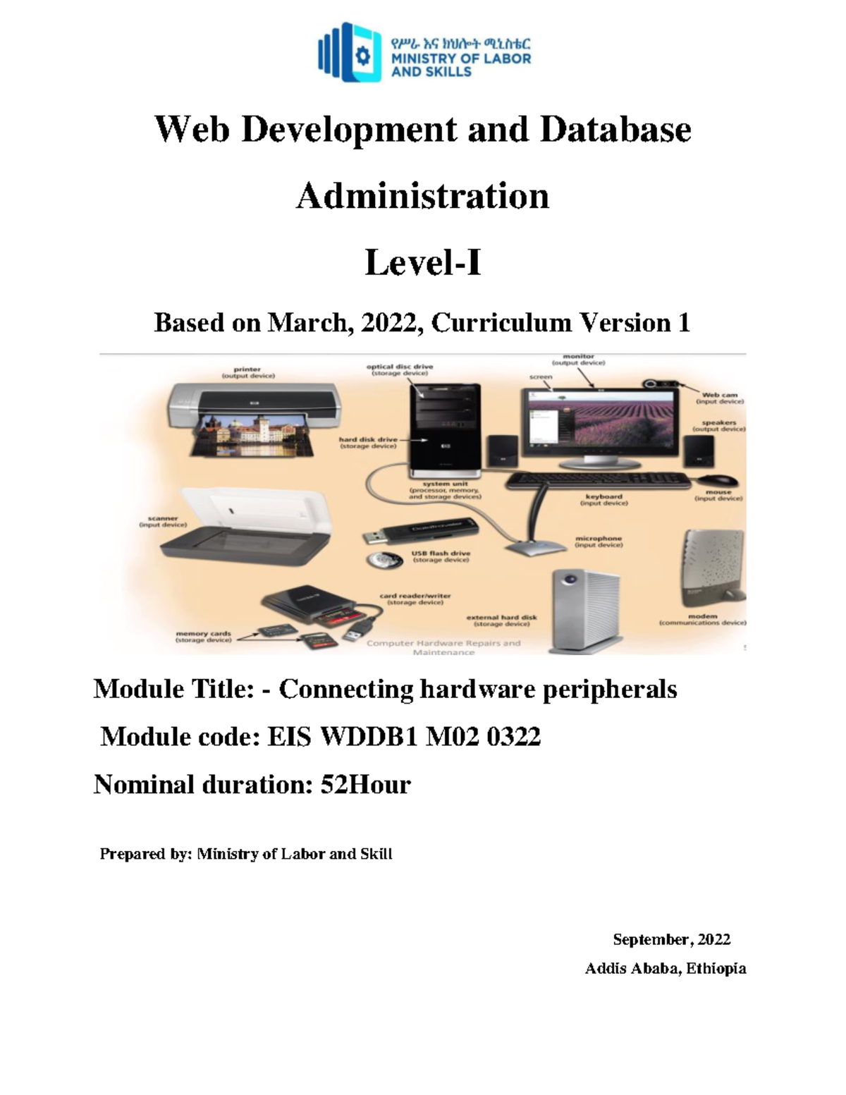 M02-Connect Hardware Peripherals - Web Development and Database Administration Level-I Based on ...