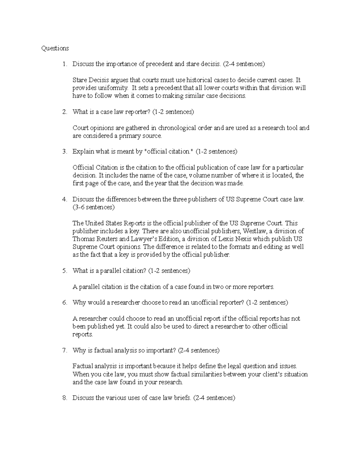 M02 Short Answer - Study notes - Questions Discuss the importance of ...